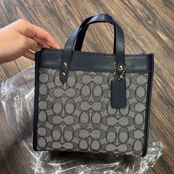 Coach | Bags | Field Tote 22 In Signature Jacquard | Poshmark